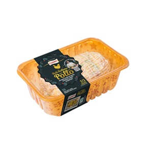 Roti de pollo relleno con queso, arándanos y cebolla | Coren